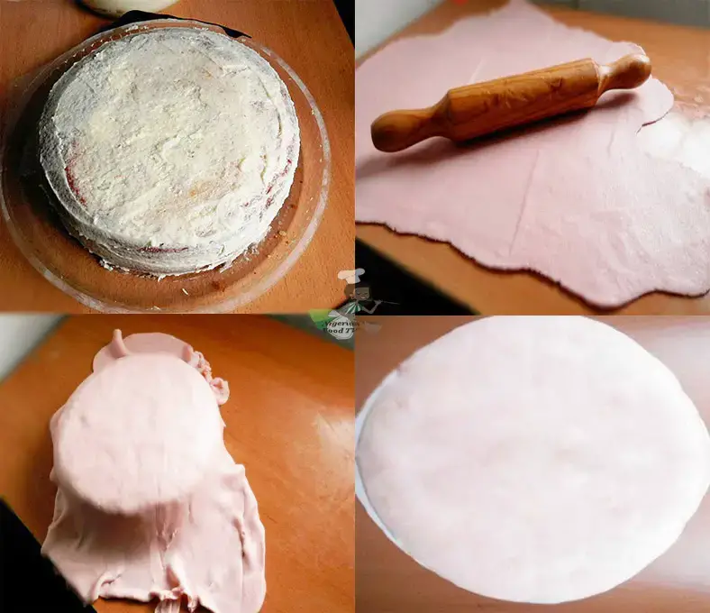 how to prepare cake for fondant