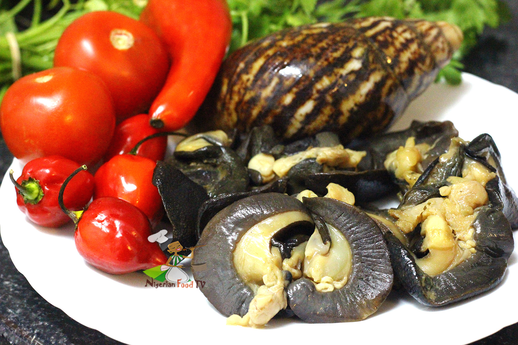 Peppered Snail Recipe – Nigerian Food TV
