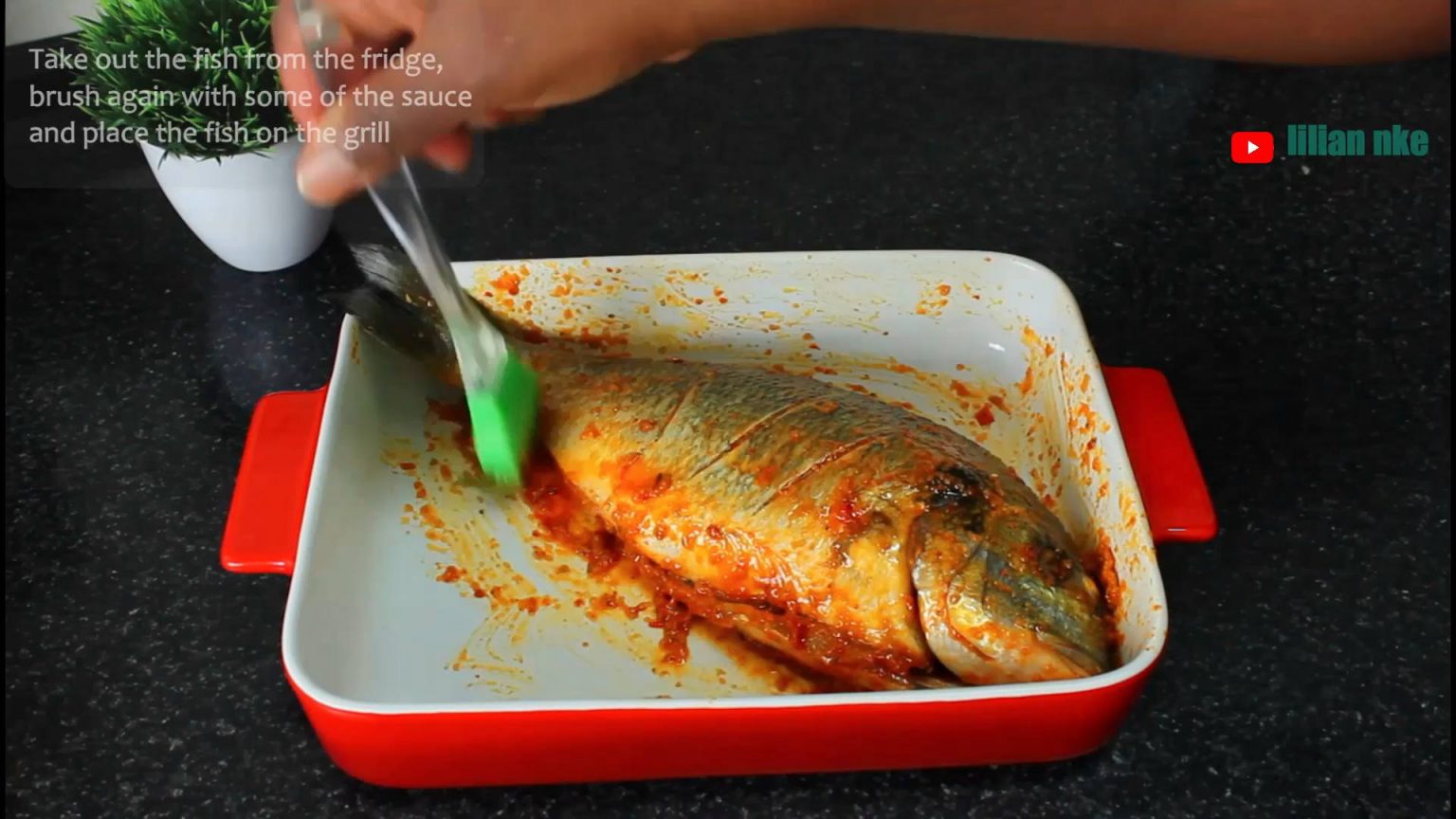 Nigerian Grilled Peppered fish- Spicy oven grilled whole fish ...